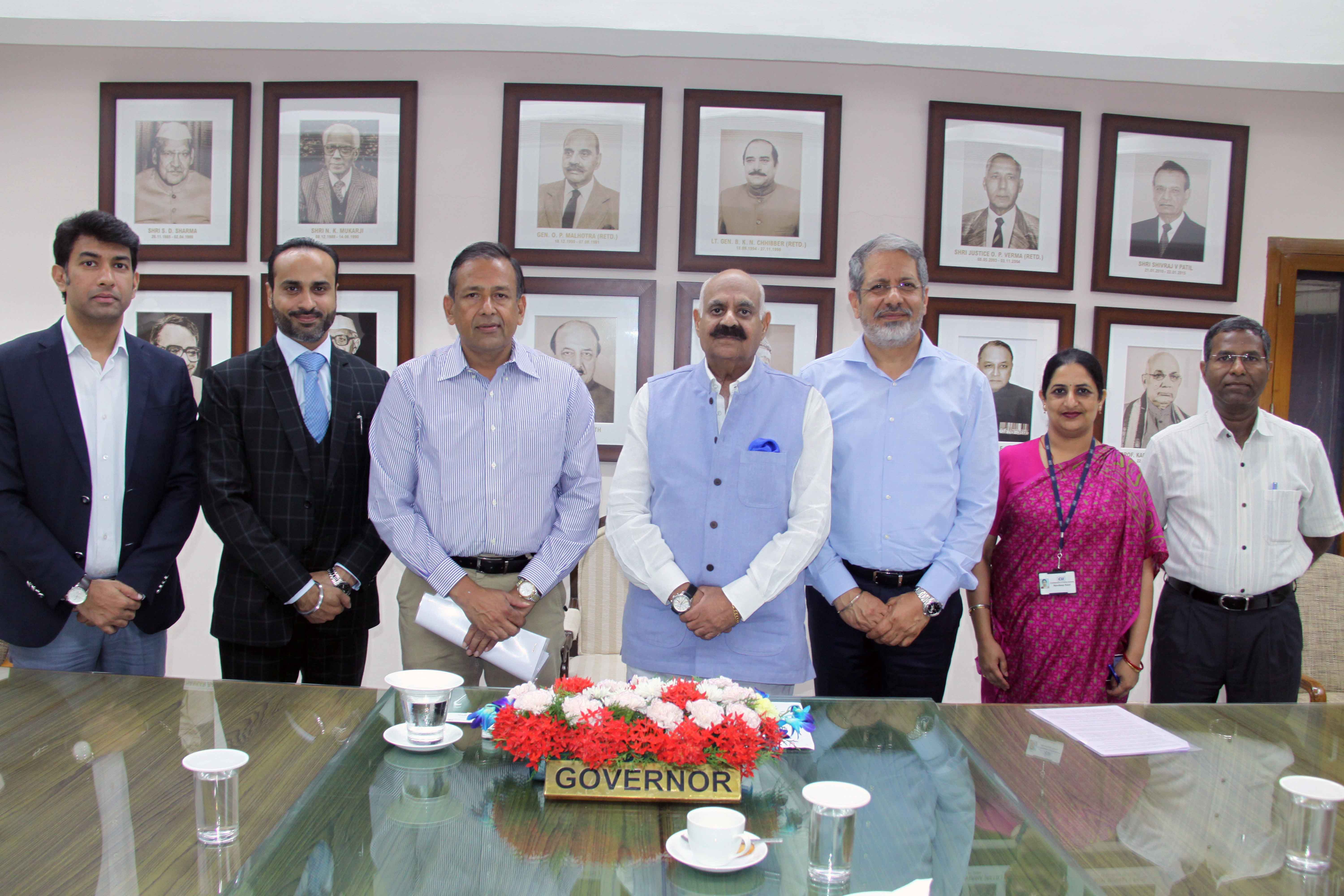 CII Delegation called on V P Singh Badnore, Governor Punjab ... CII Delegation called on V P Singh Badnore, Governor Punjab ...